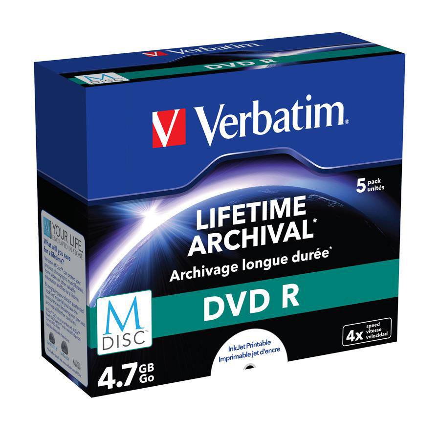 Verbatim DVD R M-Disc 4.7GB 4x Printable - DISK6609 | COS - Complete ...