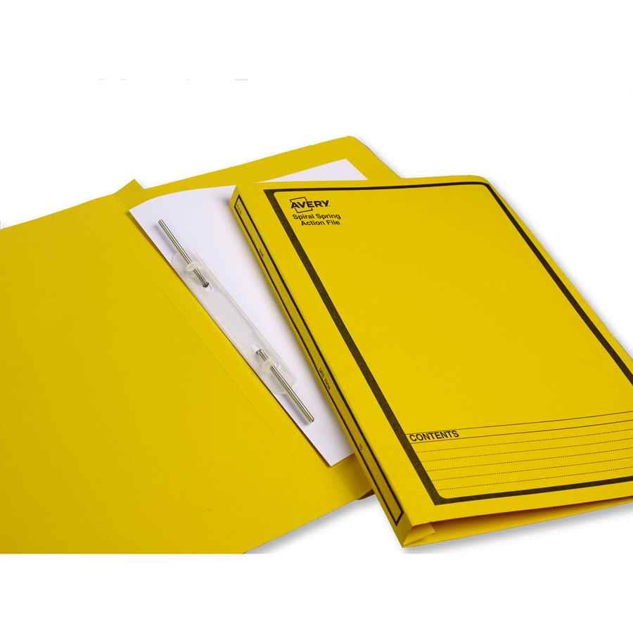 COS Avery Spring Action File FC Black Print