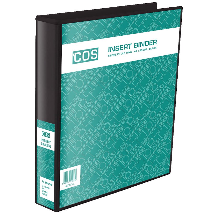 COS Insert Binder A4 3 Ring 25mm