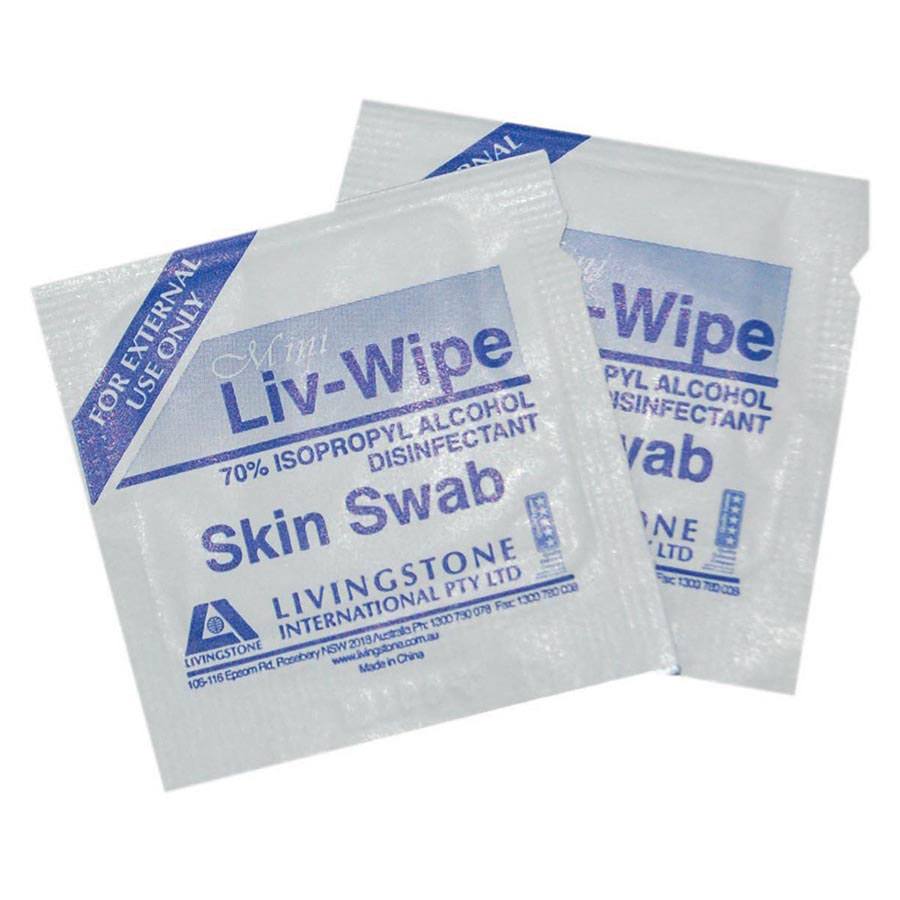 COS FIRST AID ANTISEPTIC SWABS BOX100