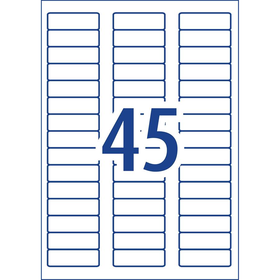 COS LABELS INKJET AVERY QUICK PEEL J8156 45UP BX50*