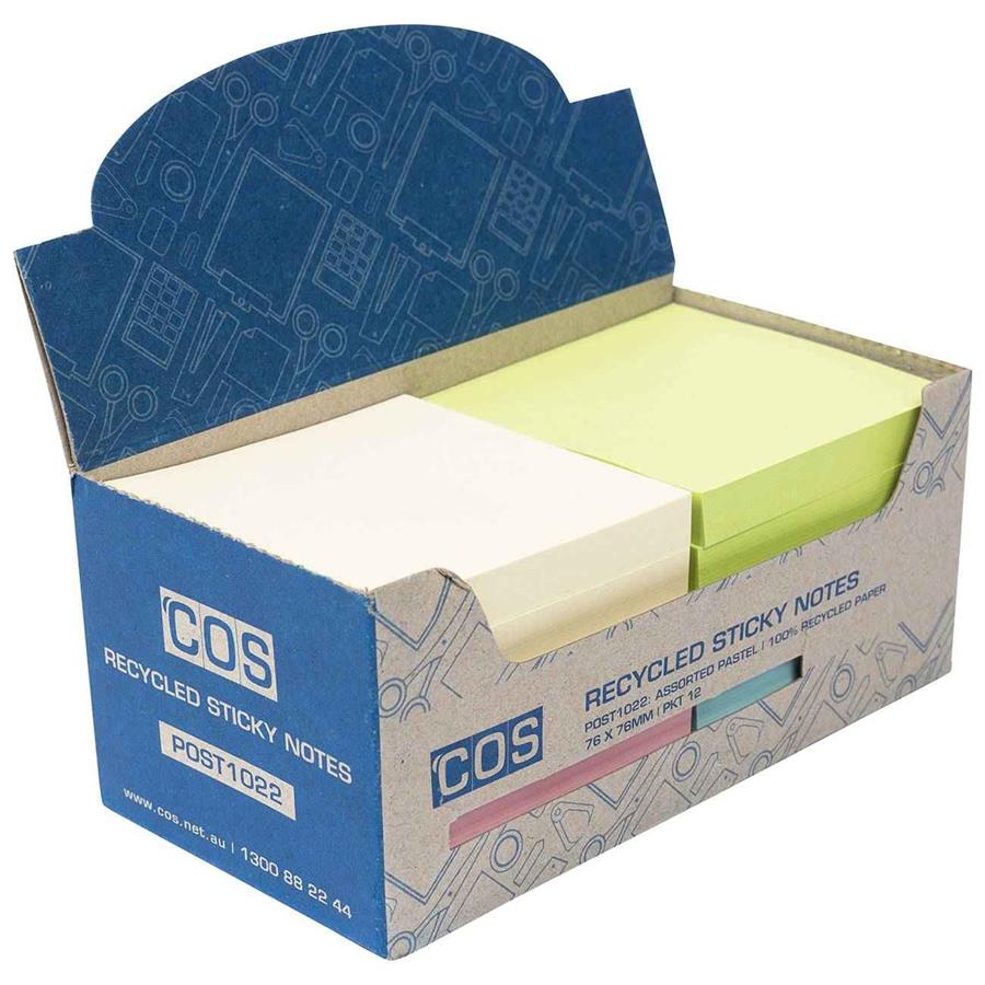 COS Recycled Sticky Notes 76x76mm