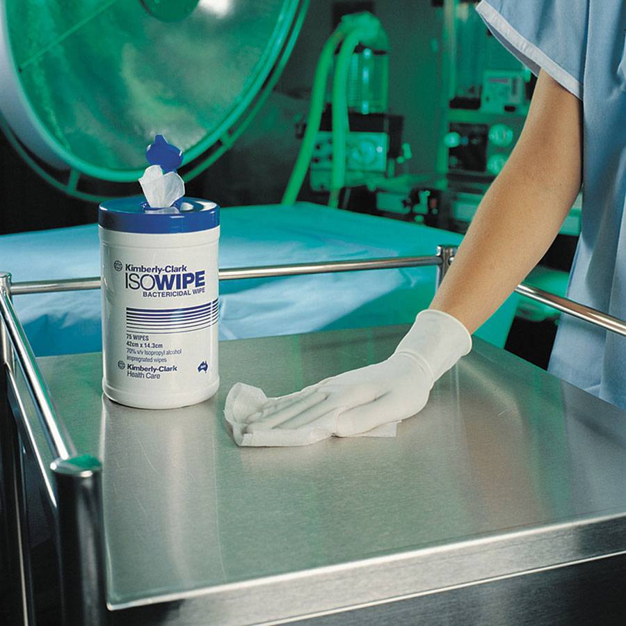 COS CLEANING WIPES ISOWIPES #6835 75 SHEETS CTN12